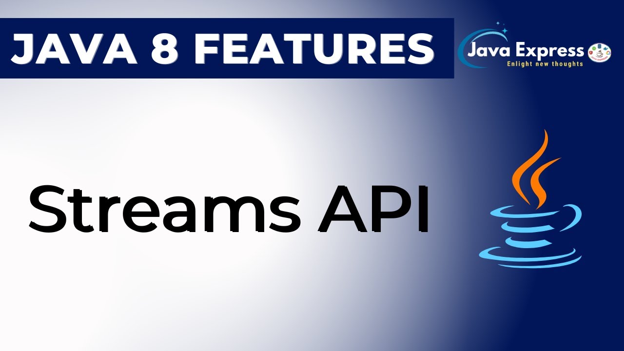 Stream Api In Java Youtube