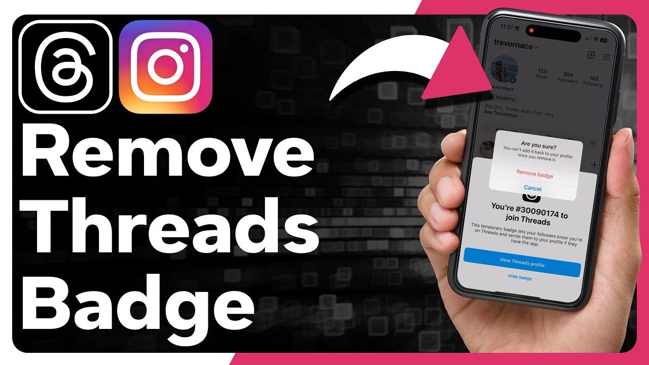 How To Remove Threads Badge On Instagram Profile Youtube