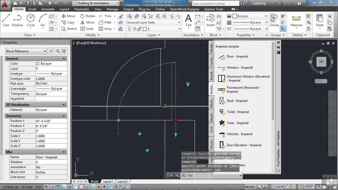 Advanced Autocad 2014 Tutorial Implementing Dynamic Blocks In Your