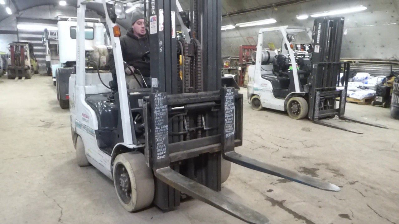 2013 Nissan Unicarriers Mcu1f2a30lv Forklift Tro 0128192 Youtube
