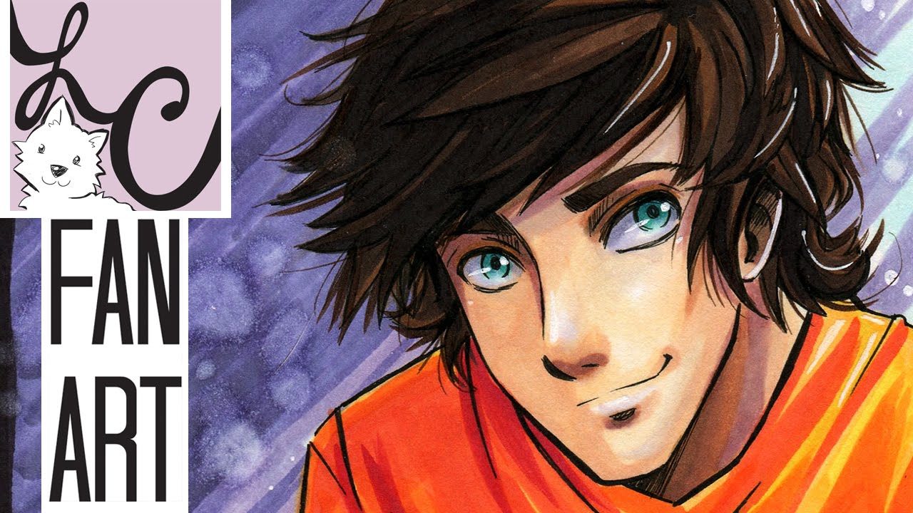 Percy Jackson Heroes Of Olympus Fan Art Copic Marker Coloring Youtube