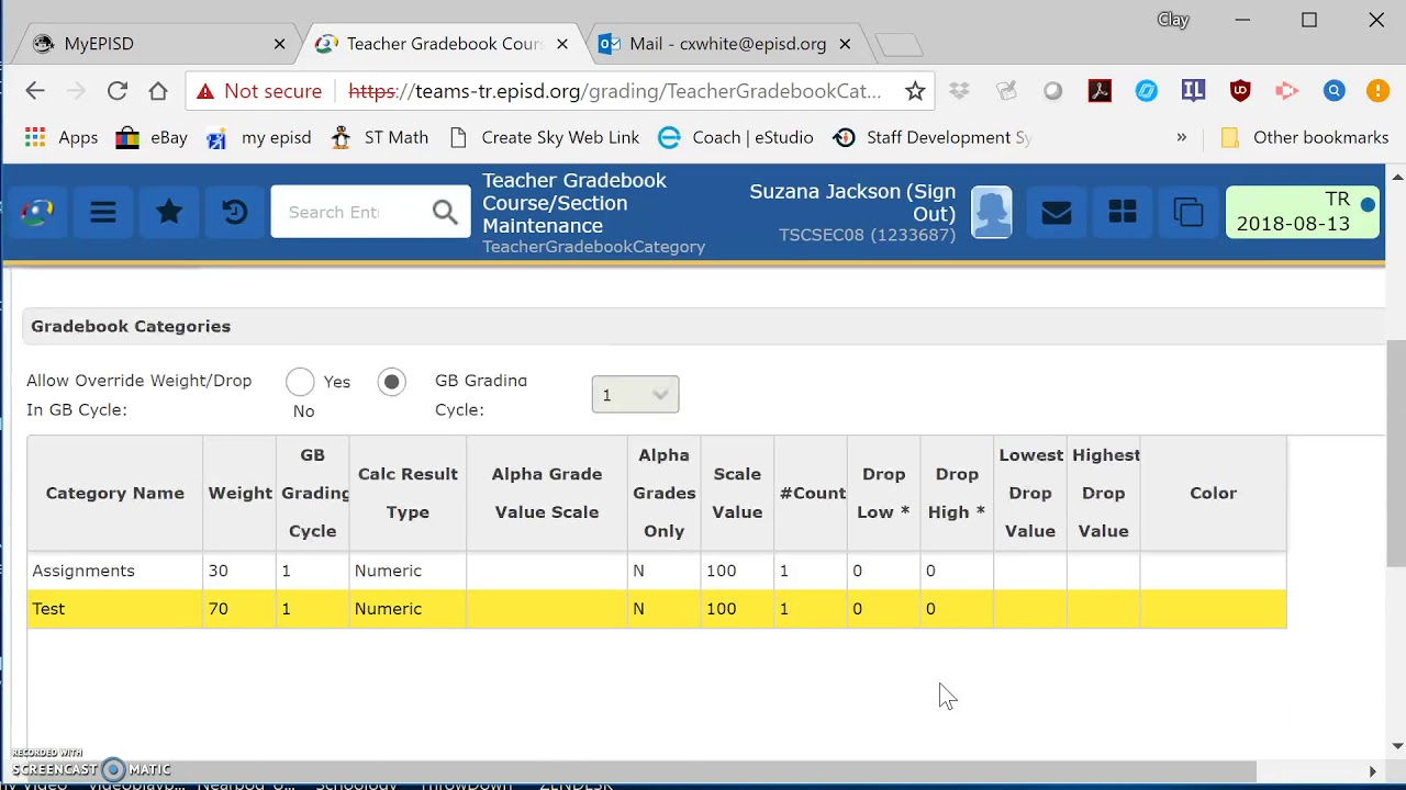Teams Gradebook Setup Youtube