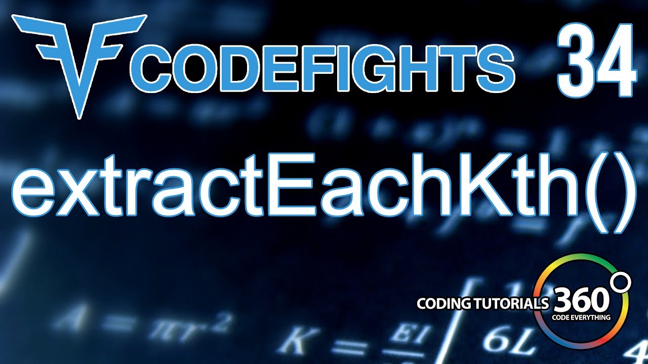 Extracteachkth Codefights Intro Algorithm Javascript Solution And