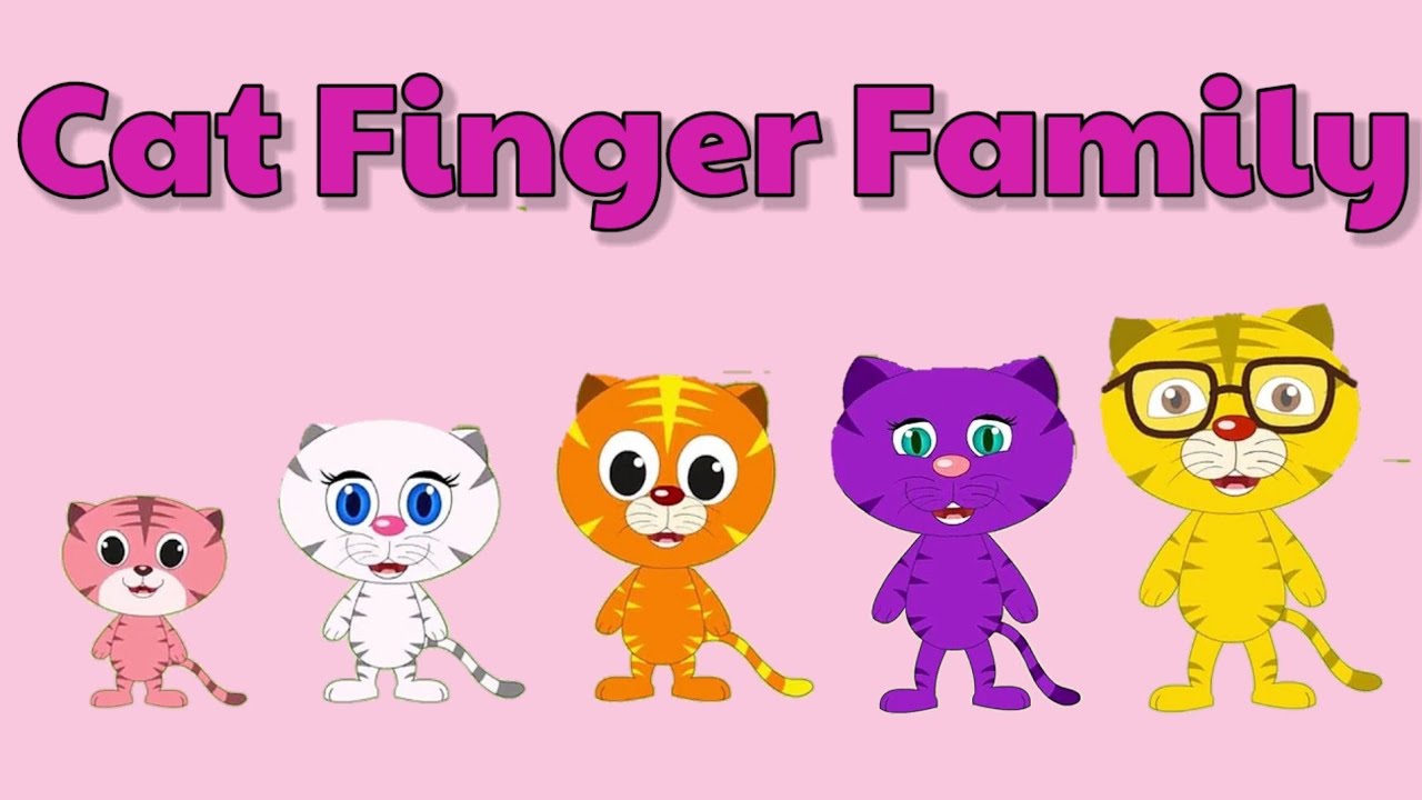 Cat Finger Family Collection Cat Finger Family Song Top 60 Cat