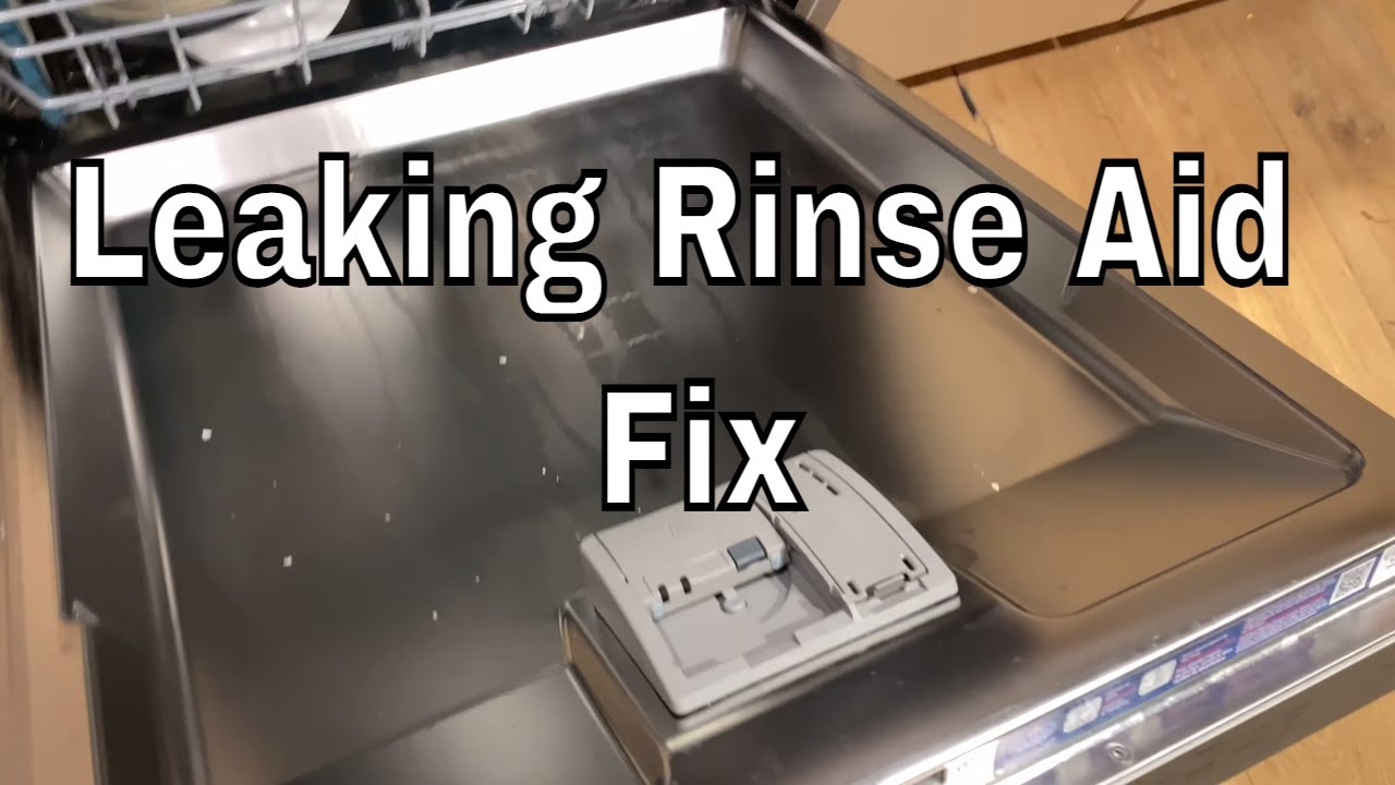 Bosch Dishwasher Rinse Aid Dispenser Leaking How To Fix Youtube