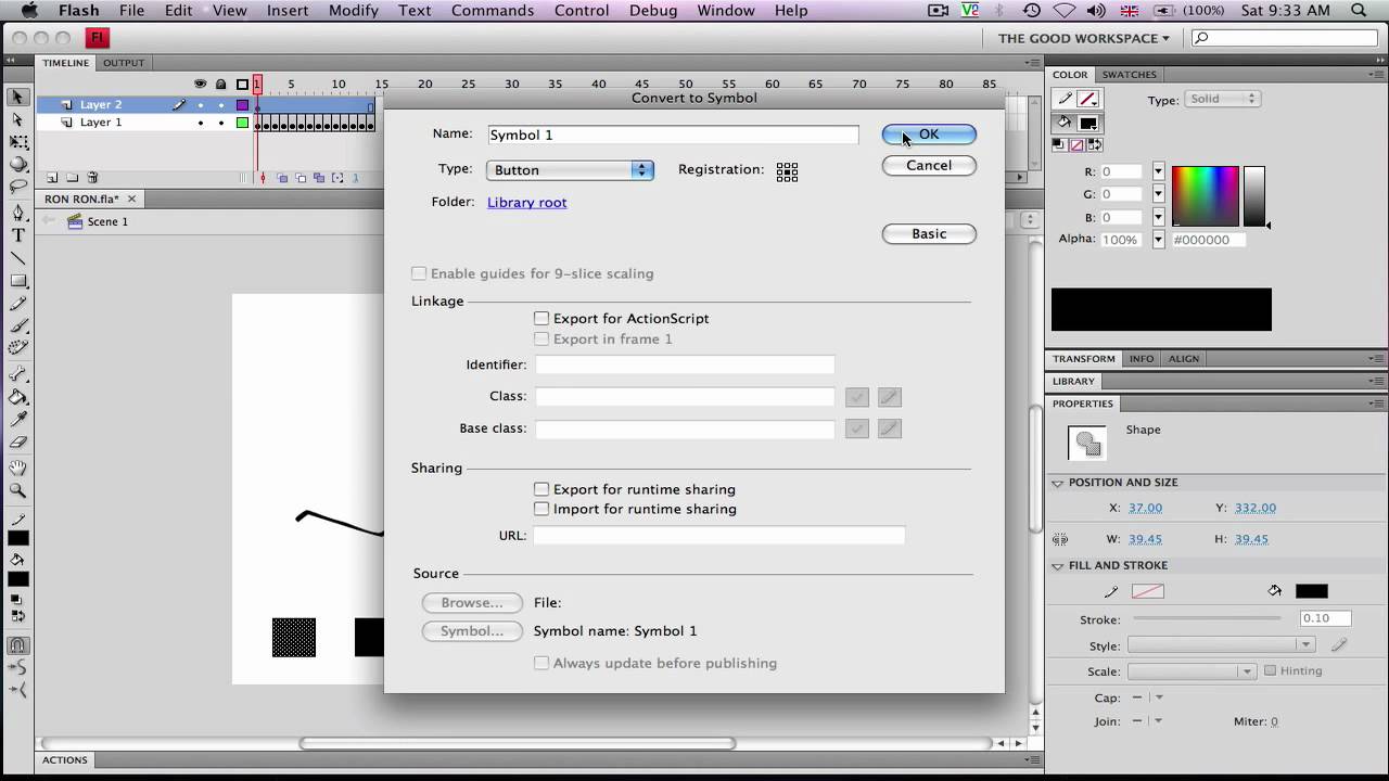 Flash Actionscript Tutorial 1 Play And Pause Buttons Youtube