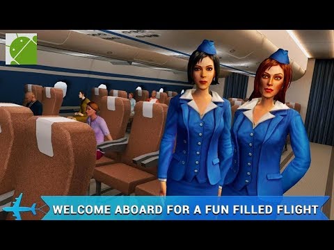 Airplane Flight Attendant Career Job Sim Android Gameplay Fhd Youtube