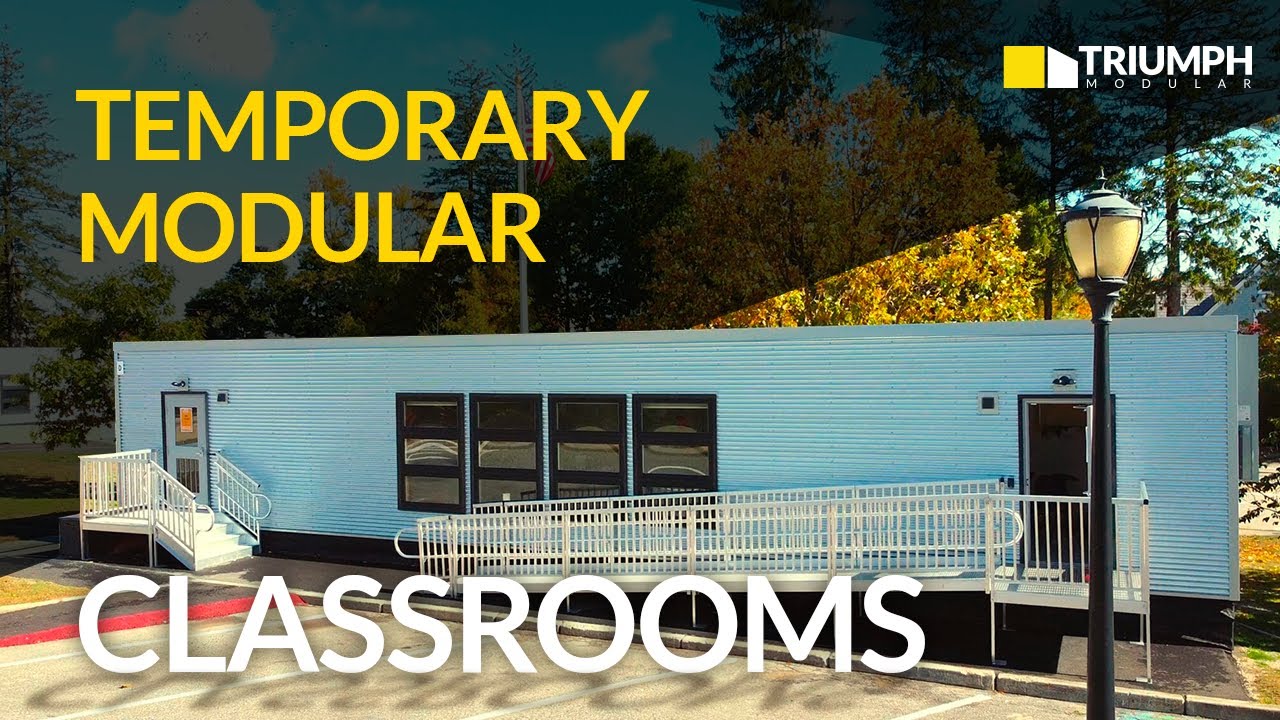 Temporary Modular Classrooms By Triumph Modular Youtube