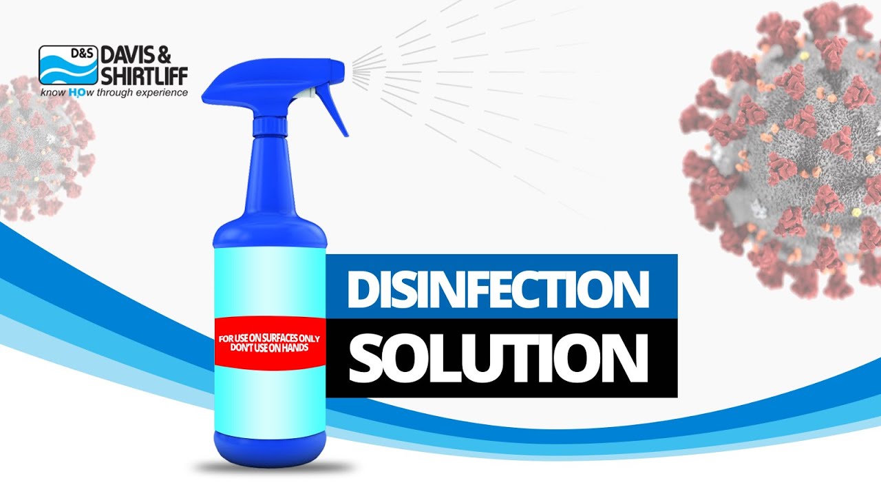 Chlorine Disinfectant Solution Diy Youtube