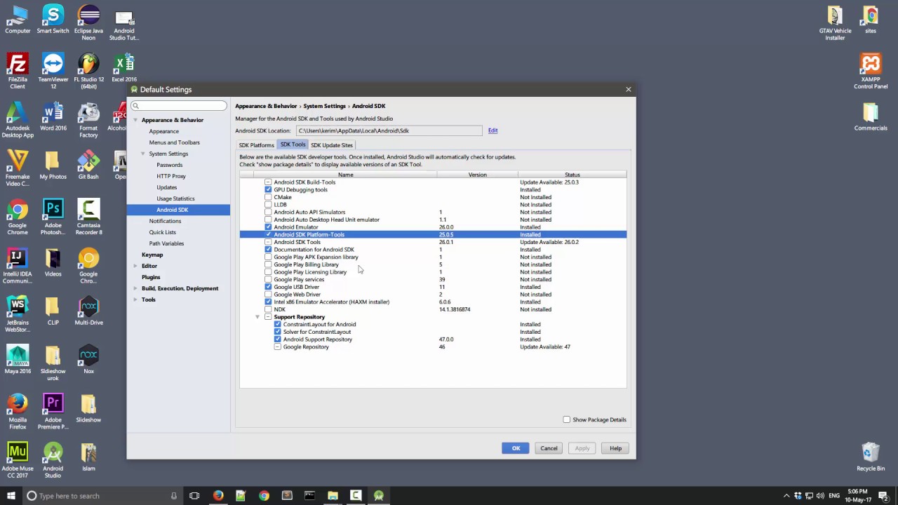 How To Install Android Studio Jdk Sdk Api Youtube