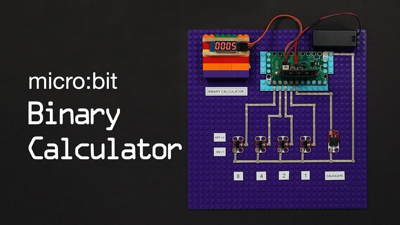 Micro Bit Binary Calculator With Crazy Circuits Youtube