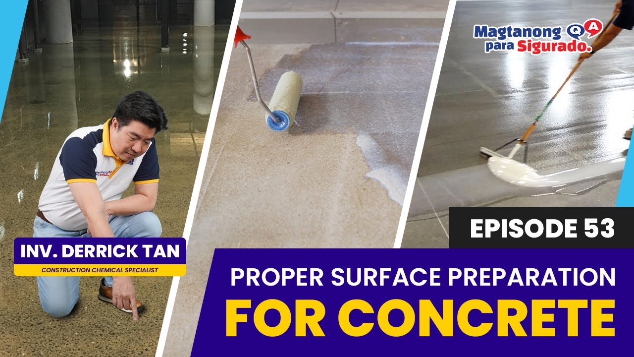 Proper Surface Preparation For Concrete Youtube