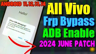 Adb Enable Vivo New Security 2024 Vivo Frp Bypass 2024 Vivo Frp Tool ...