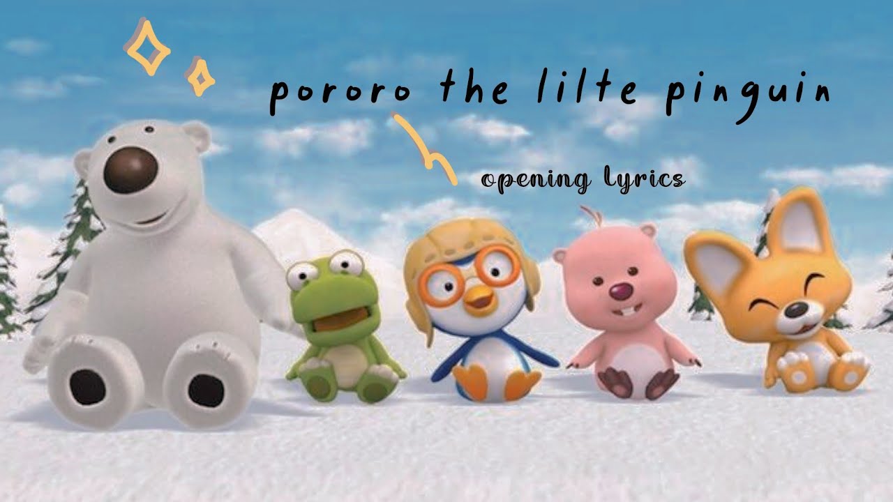 Pororo The Little Pinguin Opening Indonesia Ver Lyrics Youtube