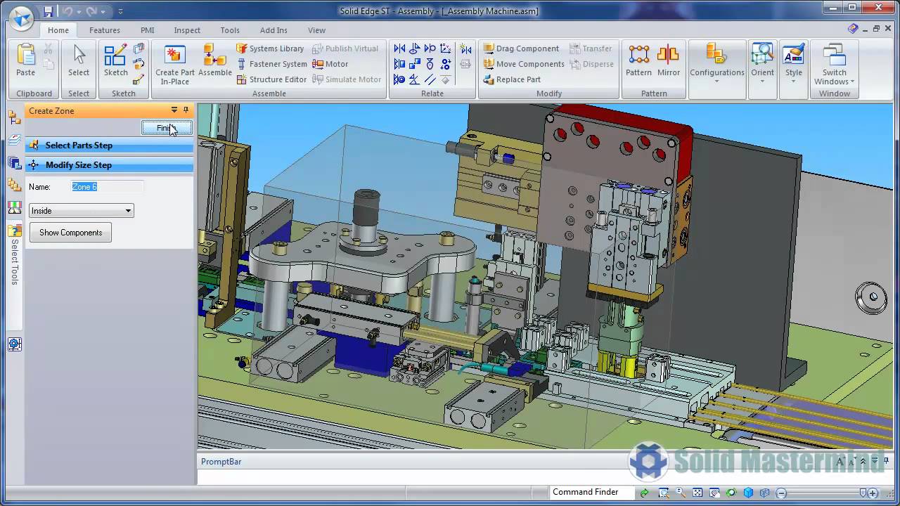 Solid Edge Assembly Top Tips How To Work With Zones In Solid Edge