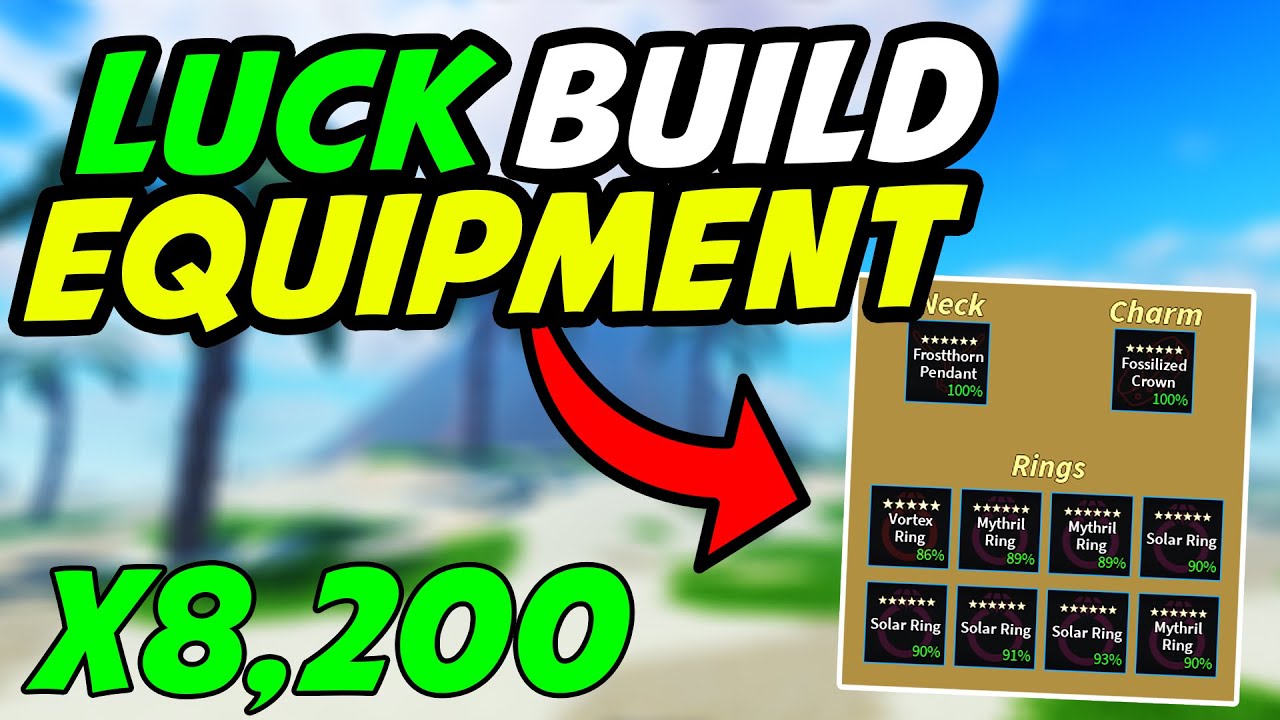 Highest Luck Equipment Build In Prospecting Roblox Youtube