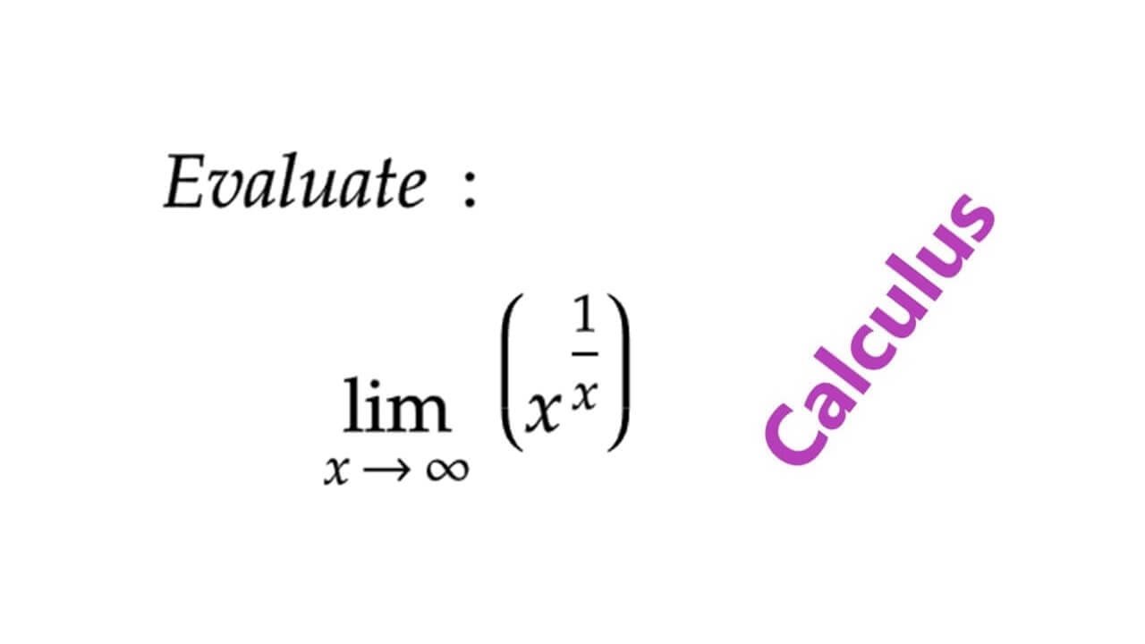 Calculus Evaluating Limits Youtube