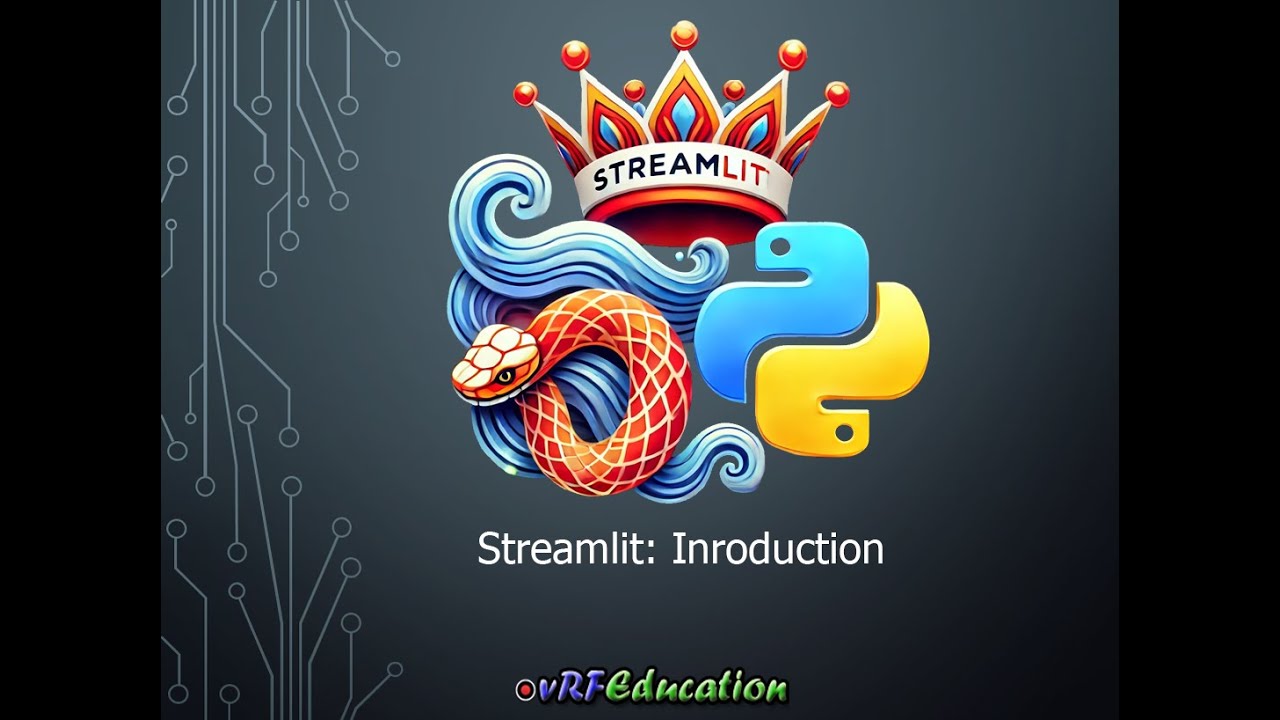 Streamlit Tutorial 1 Build Web Apps With Python Easily Youtube