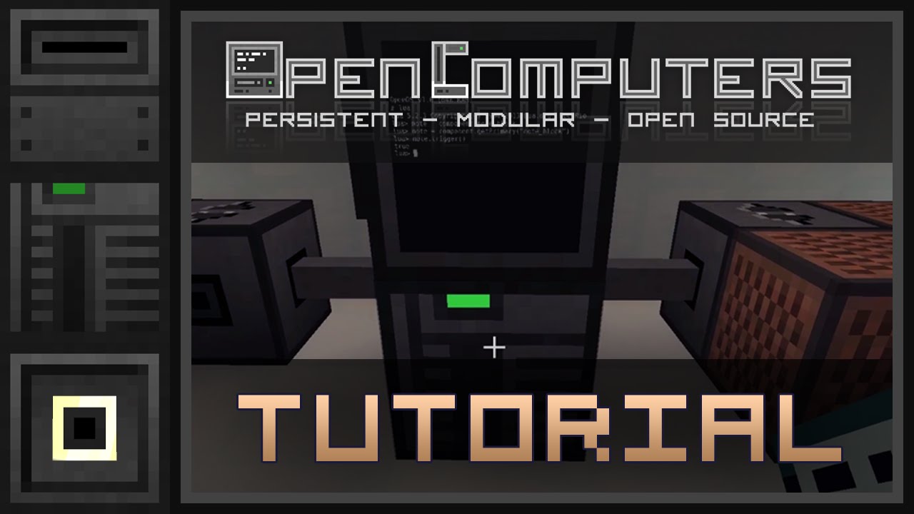 Opencomputers V1 1 Tutorial 2 Components English Youtube