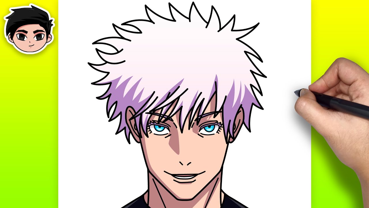 Como Dibujar Gojo Satoru Jujutsu Kaisen Youtube