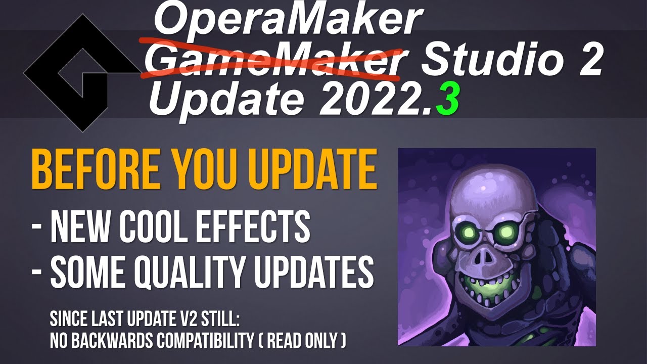 Patch V2022 3 More Cool Features Gamemaker Studio 2 Youtube