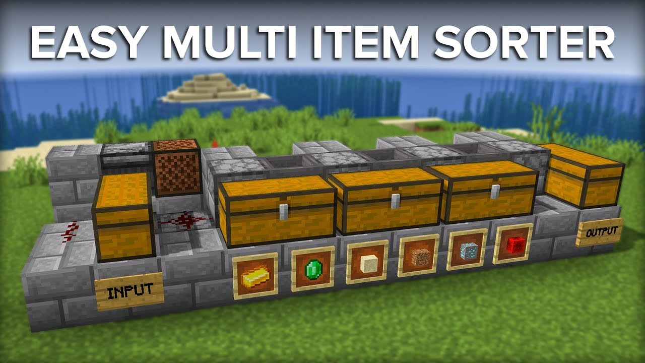 Auto Sorting Chest Minecraft At Luke Earsman Blog