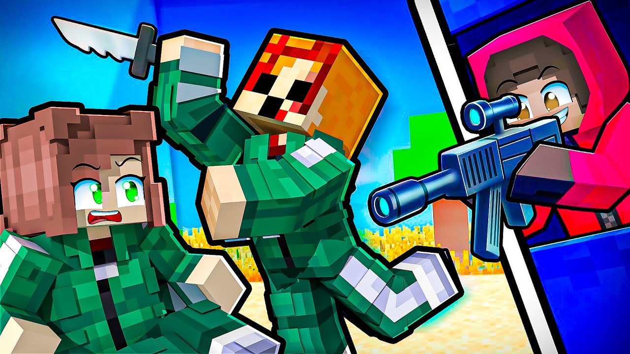 Squi̇d Game Askeri̇ Oldum Minecraft Youtube