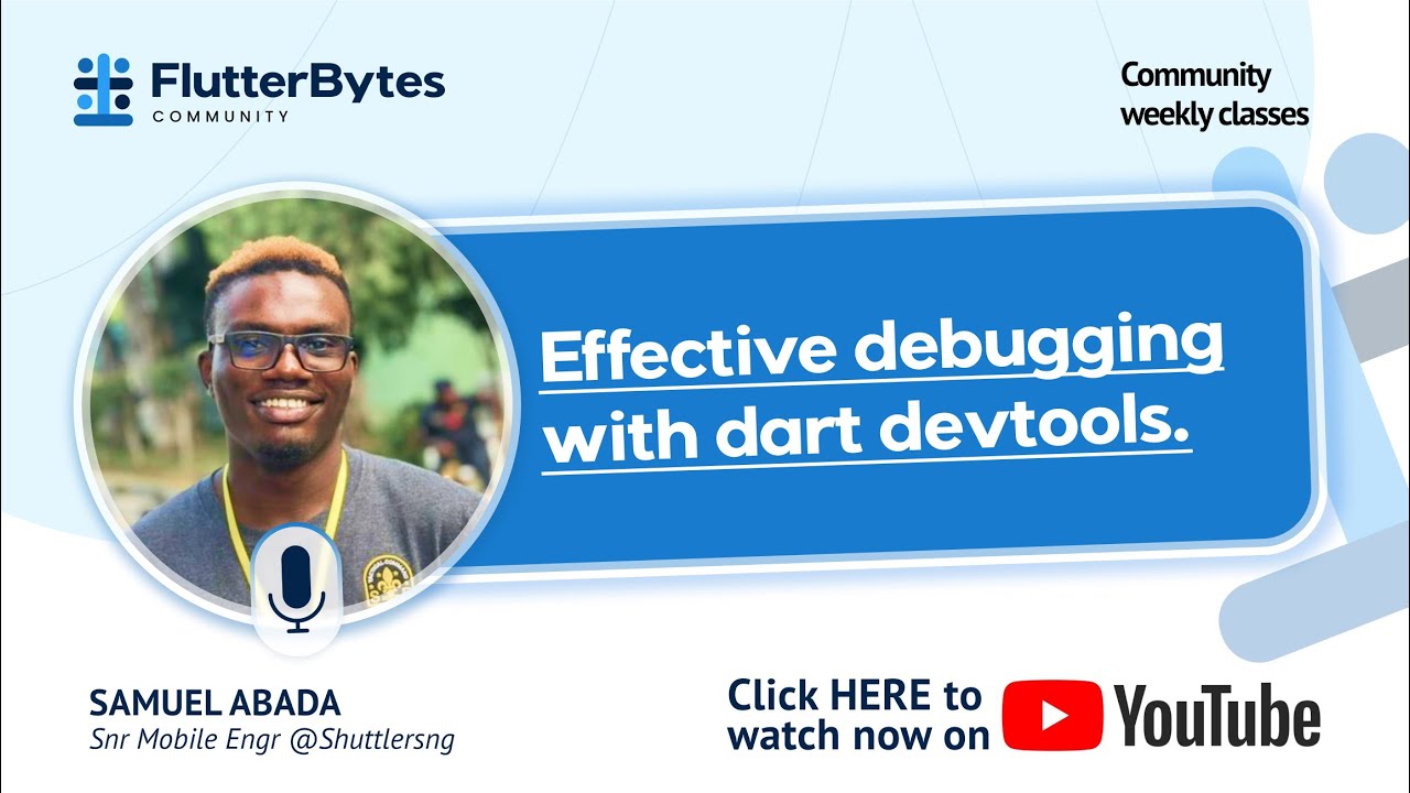 Effective Debugging With Dart Devtools Youtube