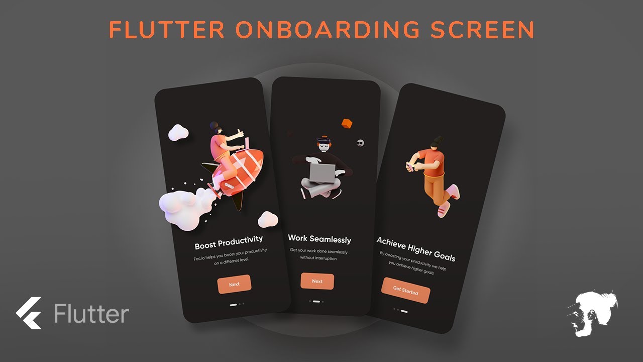 Flutter Onboarding Screen Ui Youtube
