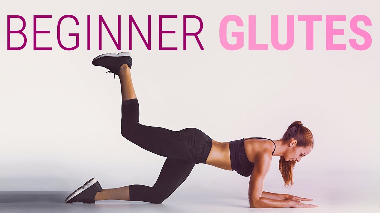 At Home Glute Workout For Beginners No Equipment Youtube