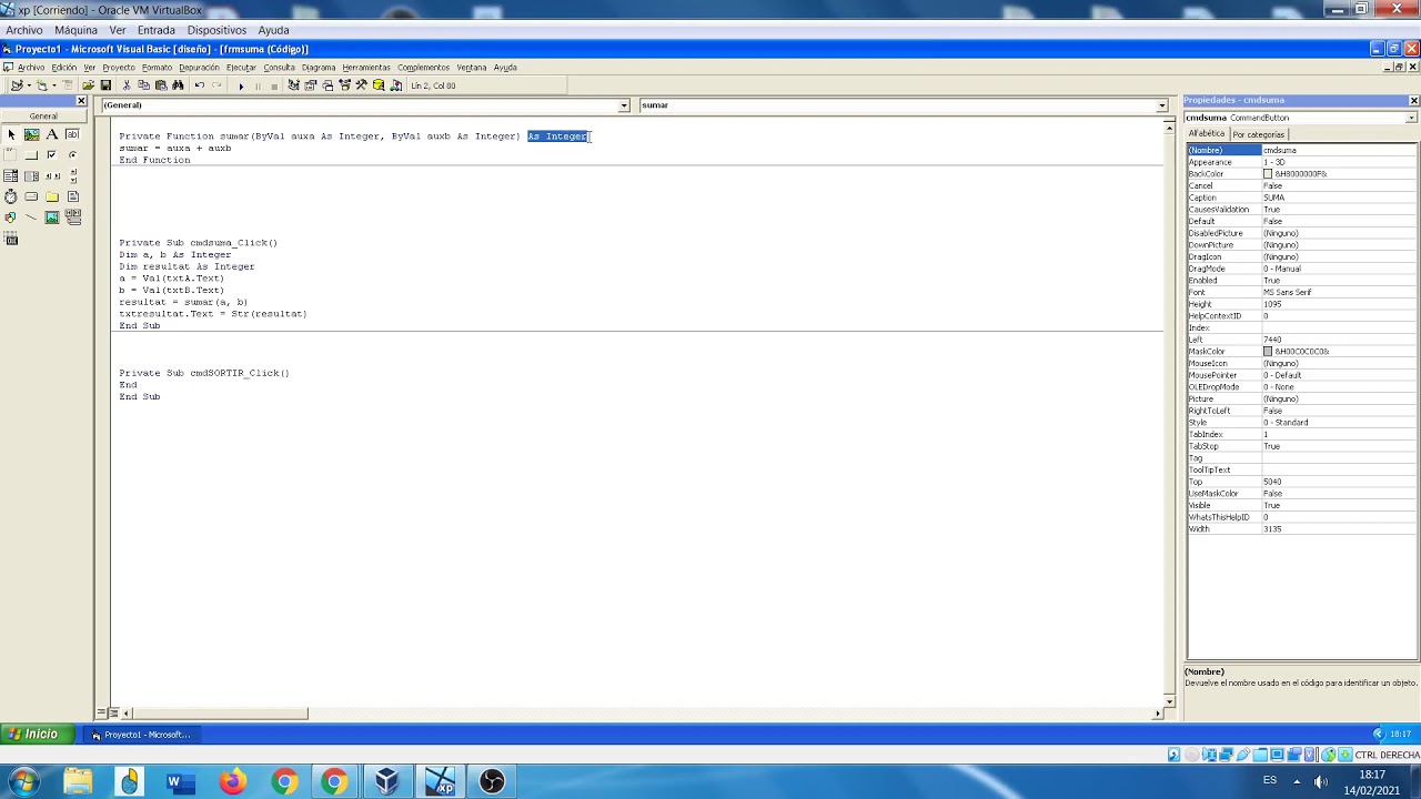 How Create Functions In Vb6 Youtube