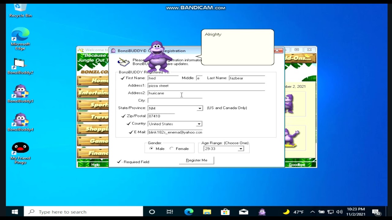 Bonzi Buddy In Windows 10 Part 1 Youtube