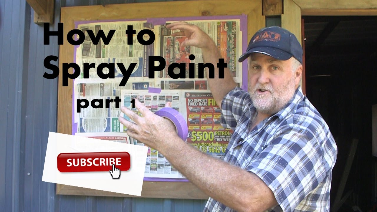 How To Spray Paint Part 1 The Preparation Youtube