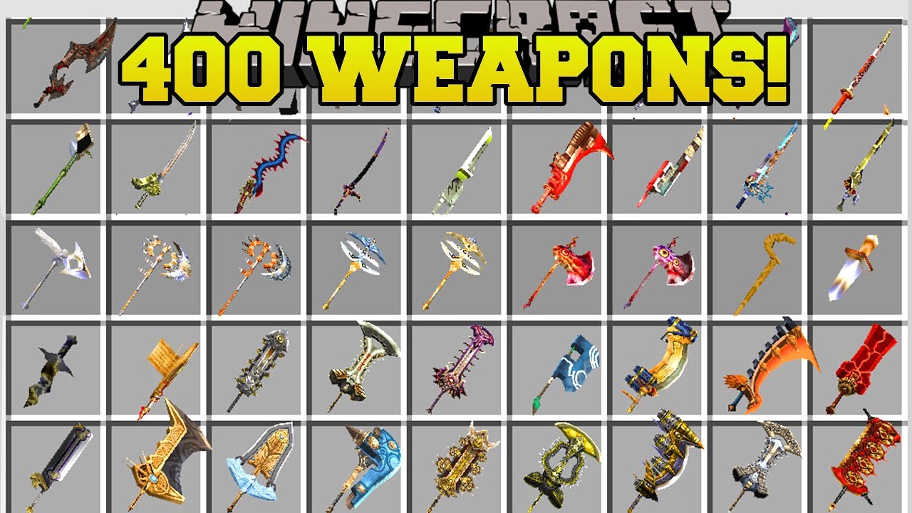 Custom Weapons Mod Minecraft At Priscilla Loughman Blog