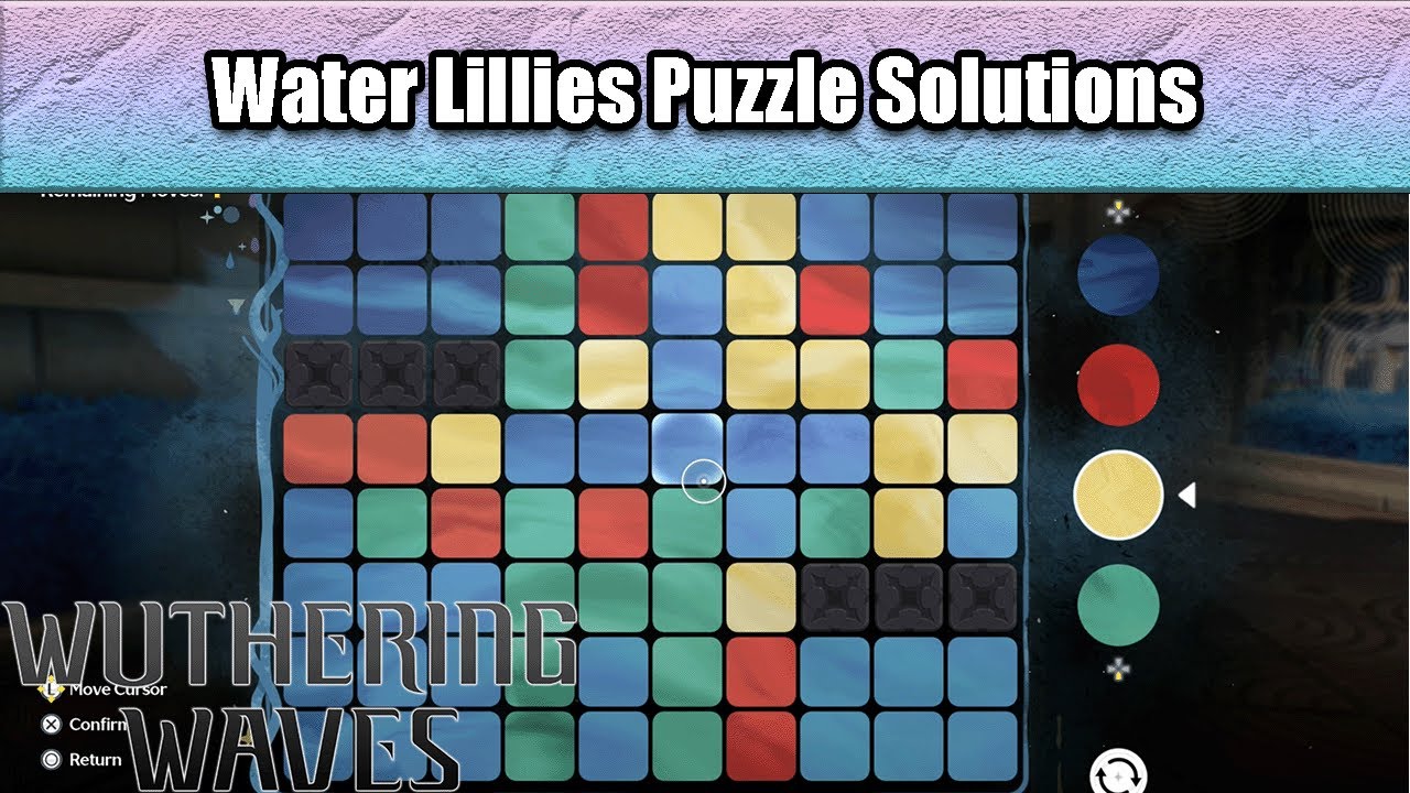 Water Lillies Puzzle Solutions Overflowing Picture Book Wuthering