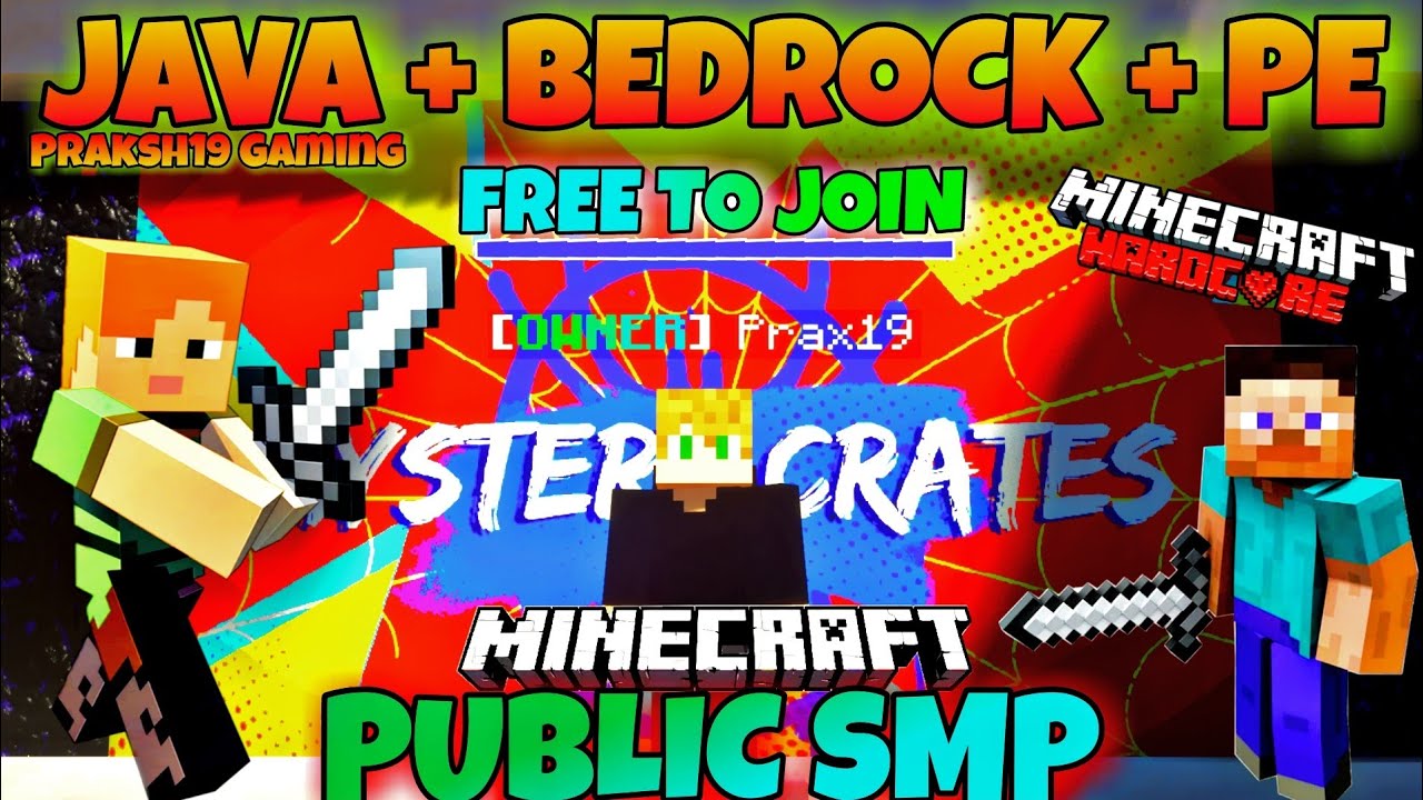 Minecraft Smp Public Smp Java Bedrock Free To Join Youtube