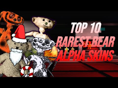 Top 10 Rarest Bear Alpha Skins Old Youtube