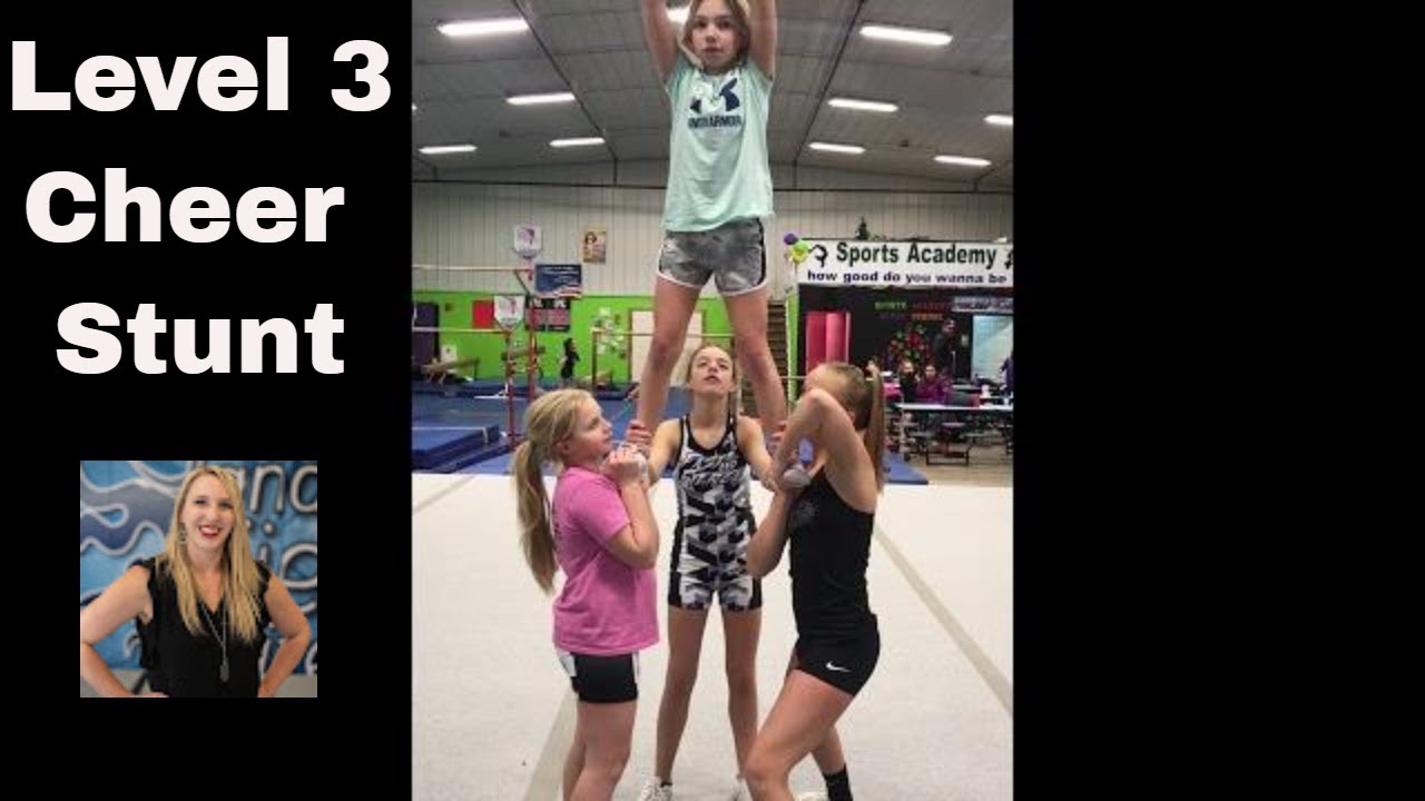 How To Do A Level 3 Cheer Stunt Youtube
