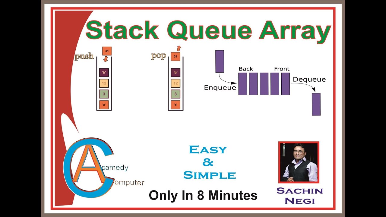 Difference Between Stack Queue And Array Youtube