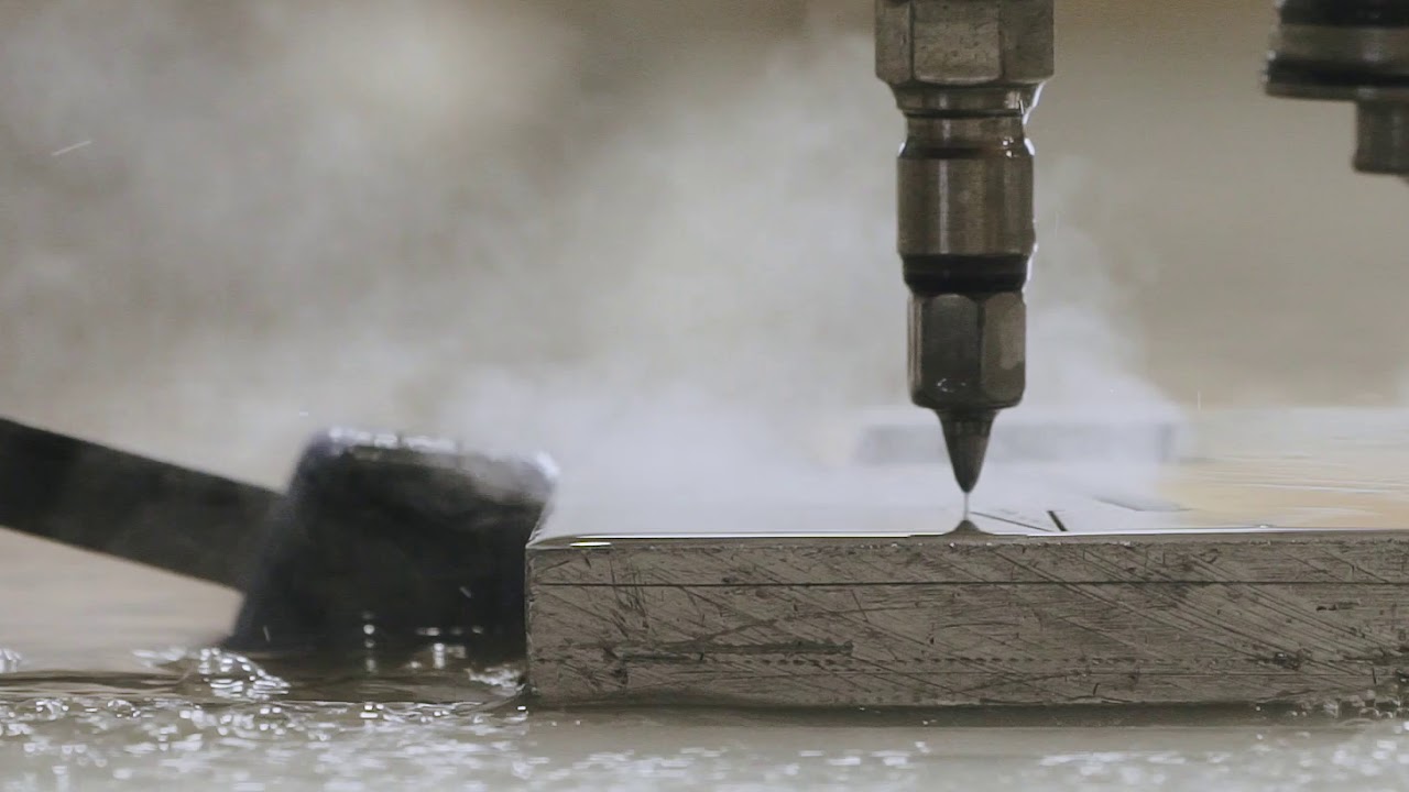 Atomic Omax Water Jet Video 2 Youtube