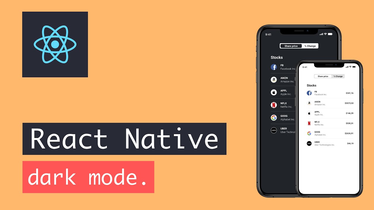 React Native Dark Mode Overview Youtube