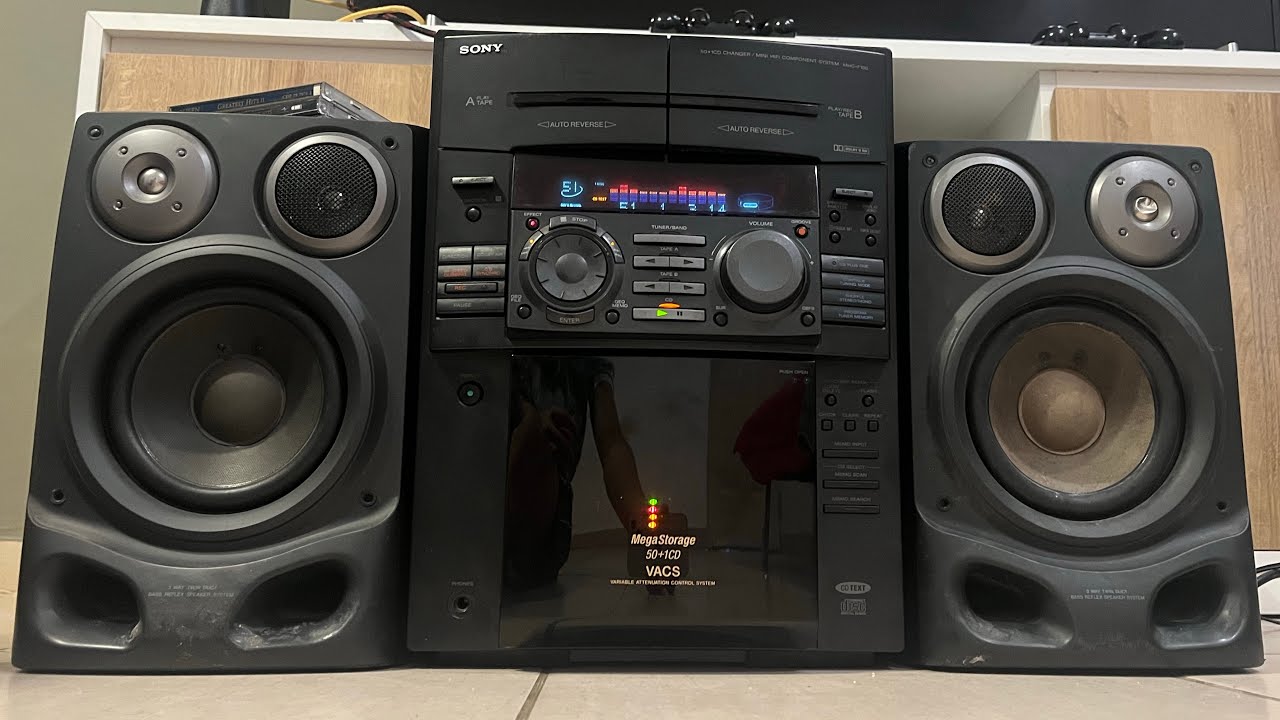 Sony Mhc F100 Prueba De Sonido Mega Storage Cd 50 1 Youtube