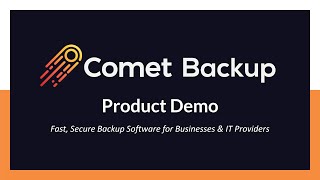 Comet S Tutorials Videos Comet Backup