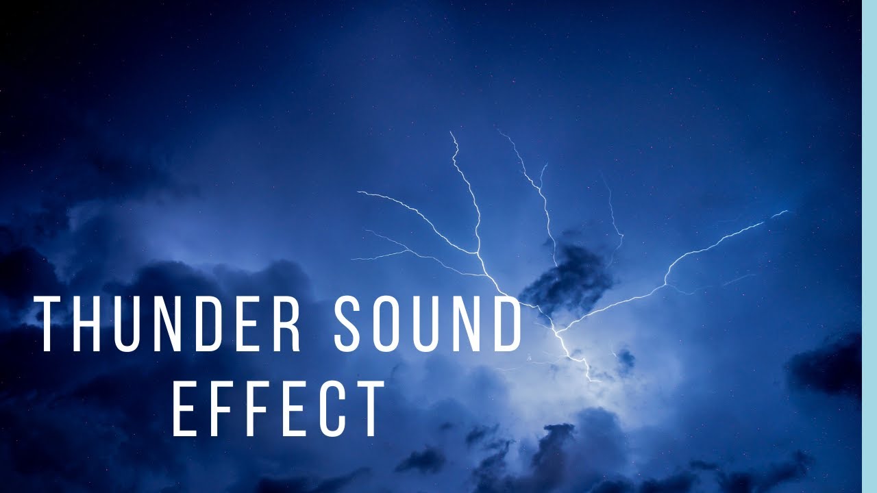 Thunder Clap Sound Effect Hd Youtube
