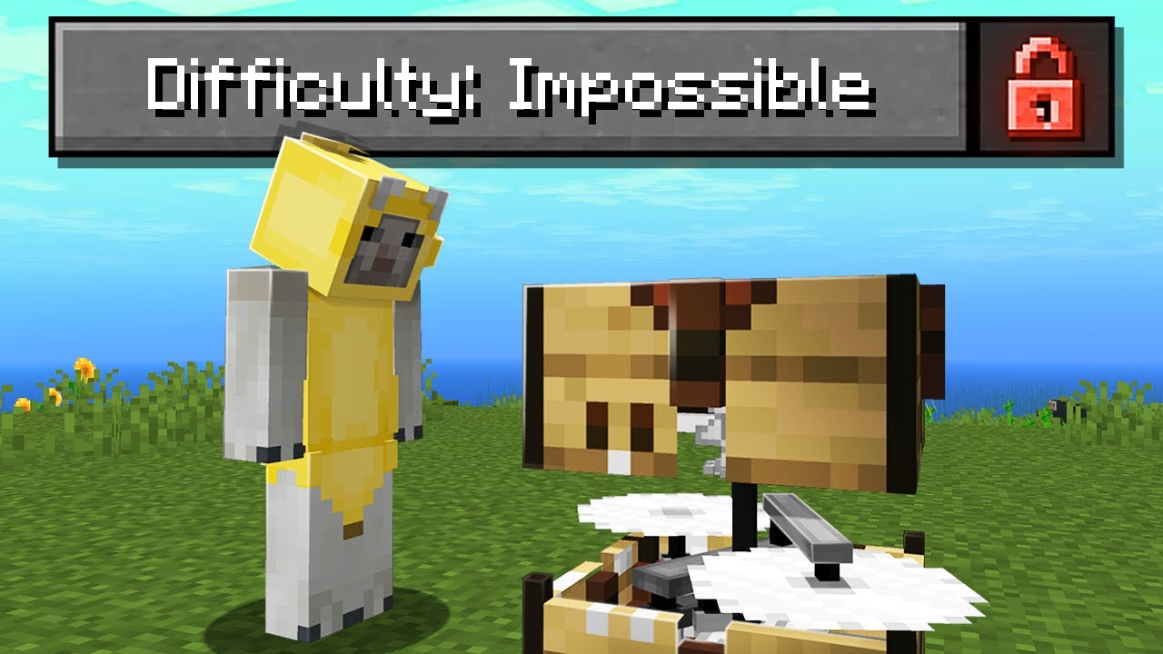 Minecraft On Impossible Difficulty Youtube