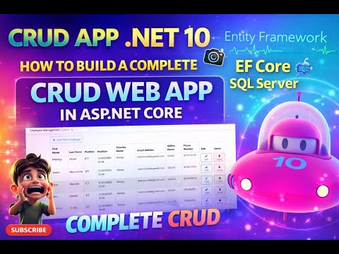 рџ ґ How To Build A Complete Crud Web App In Asp Net Core Net 10 Ef
