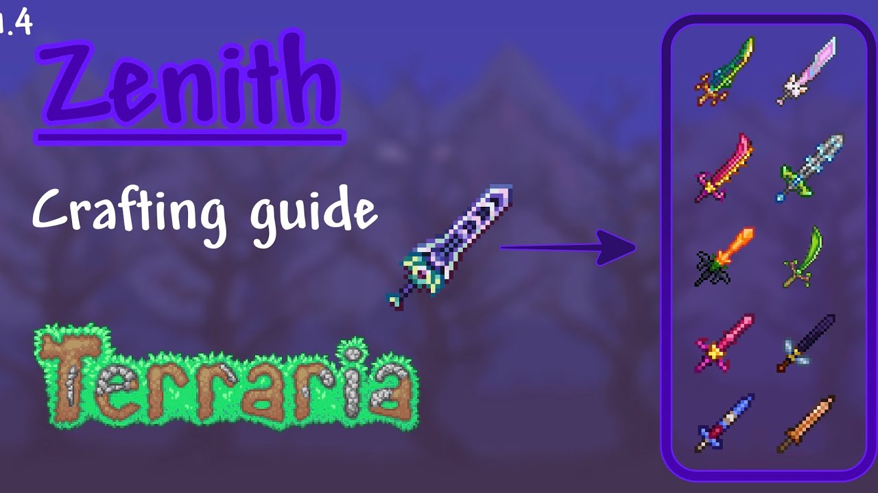 Terraria How To Craft The Zenith Youtube