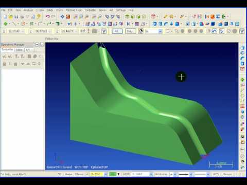 Tfm Mastercam Solid Modeling Preview Youtube