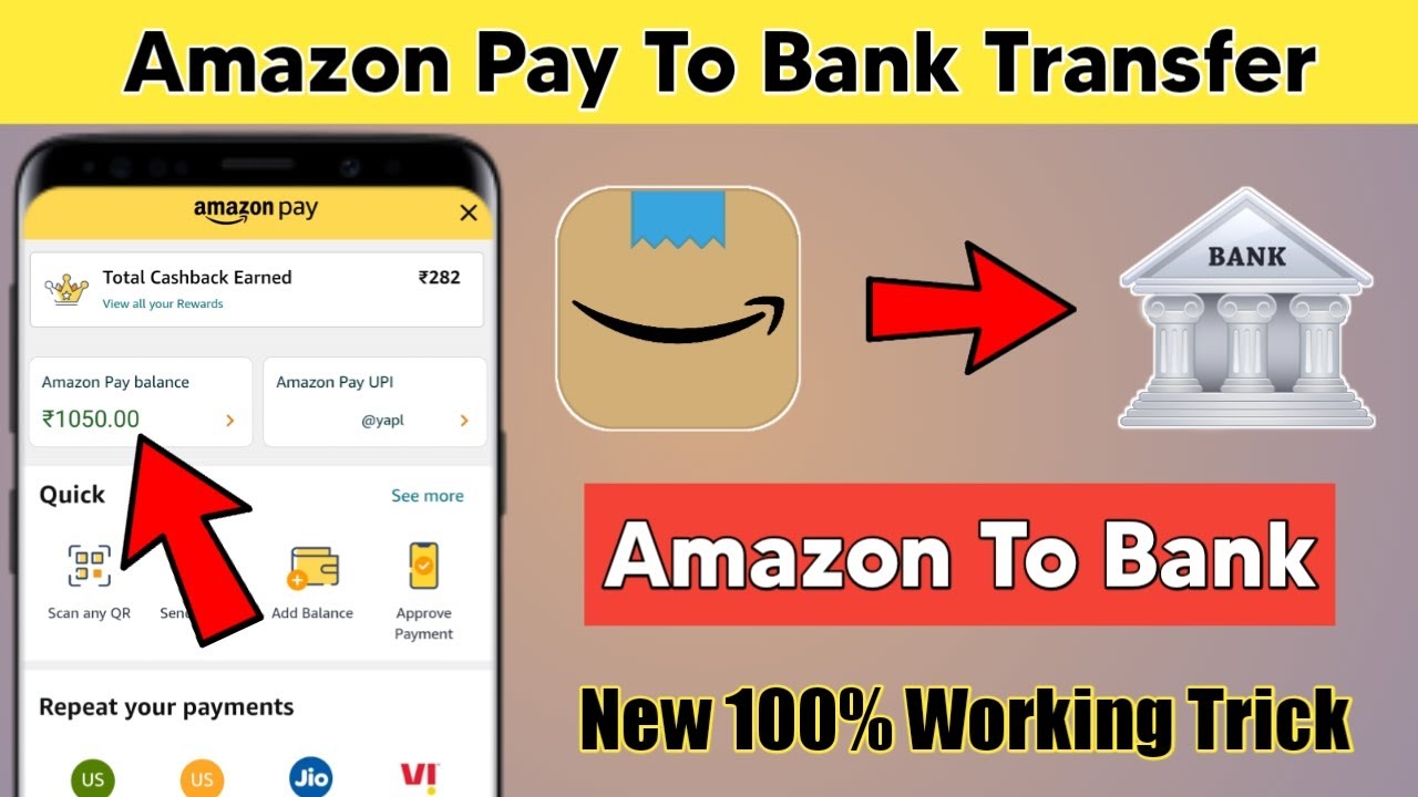 Amazon To Bank Transfer Trick How To Transfer Amazon Pay Balance To