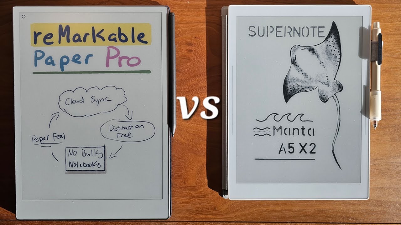 Comparing The 2 Best E Ink Notetakers Youtube